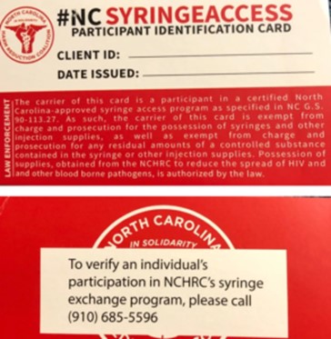 A Refresher on North Carolina’s Needle Exchange Law and Other Harm ...